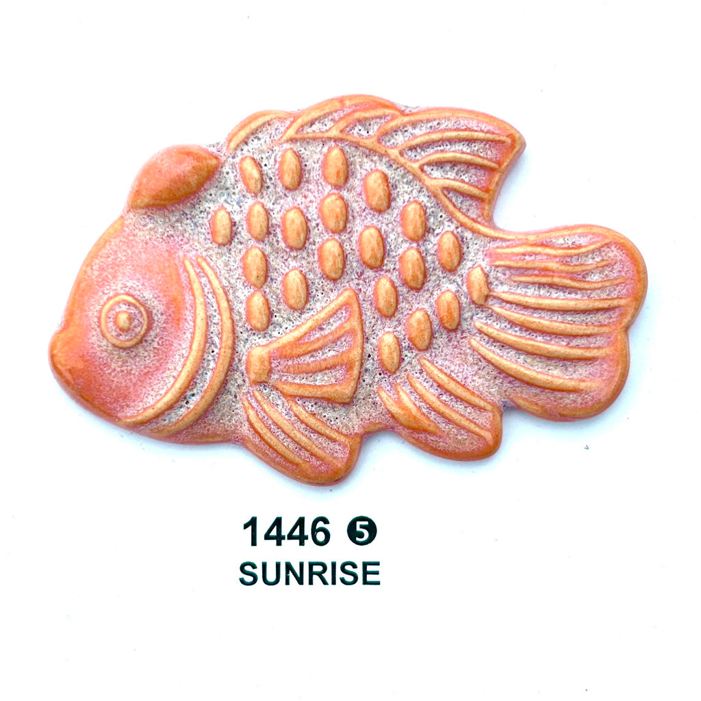 1446 Sunrise Floating Glaze by Spectrum – Amaranth Stoneware Ltd. Canada
