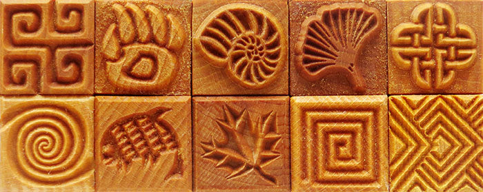 SSM Medium Square Stamp by MKM (CL) – Amaranth Stoneware Ltd. Canada